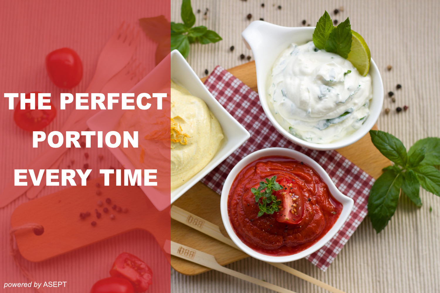 Portion Controlled Sauce Dispensers by ASEPT